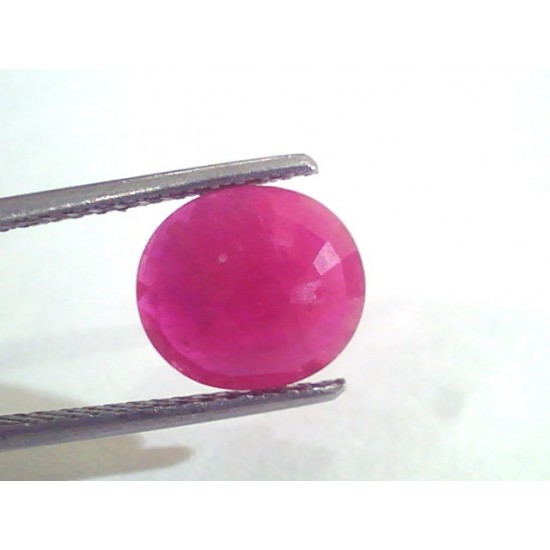 3.00 Ct Natural Old Burma Mines Ruby Gemstone Manik Stone